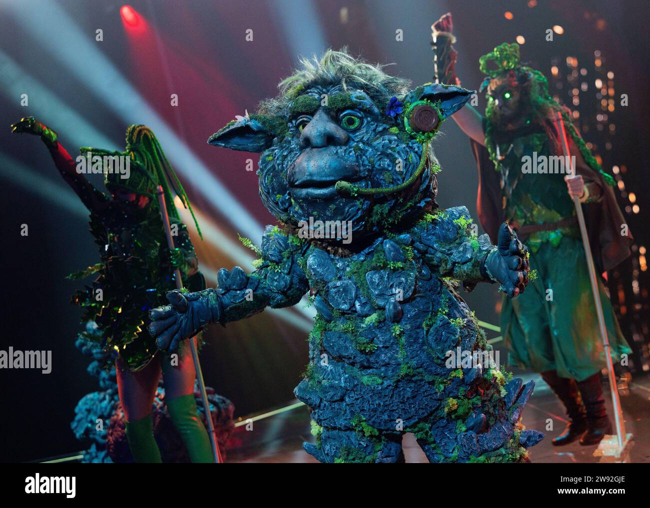 Cologne, Germany. 23rd Dec, 2023. The character "The Troll" is on stage ...