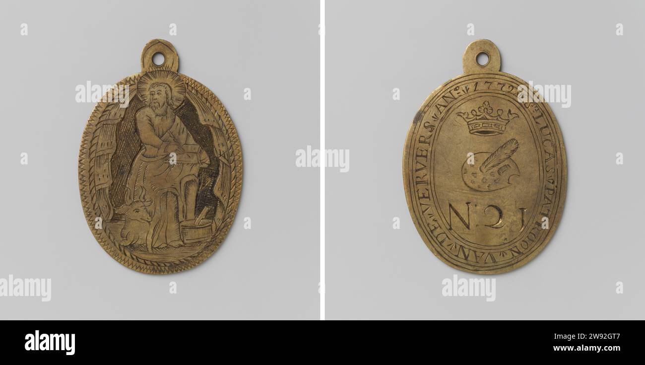 Verders or St. Lucas Guild of 's-Hertogenbosch, Gildepenning with no ...