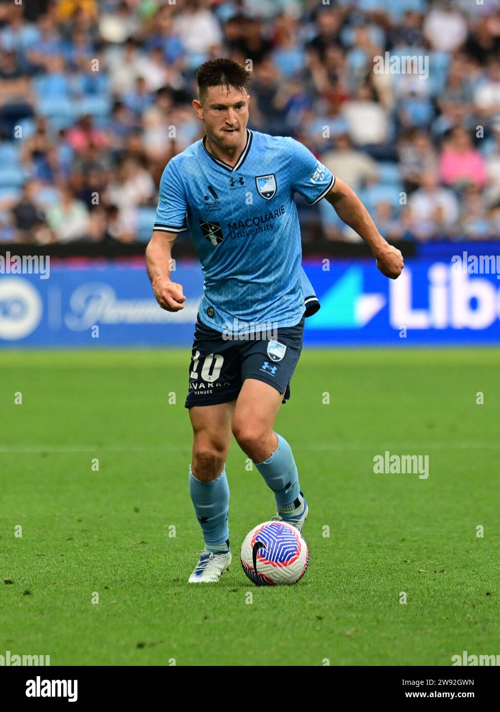 Sydney, Australia. 23rd Dec, 2023. Joseph Lolley of Sydney FC team seen ...