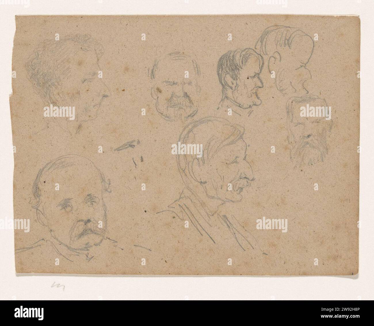 Seven portraits of MPs, Johan Michaël Schmidt Crans, 1875 - 1895 ...