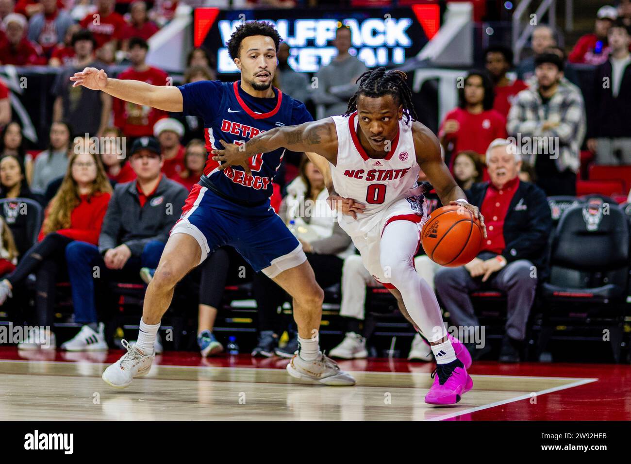December 23, 2023: North Carolina State Wolfpack guard DJ Horne (0 ...