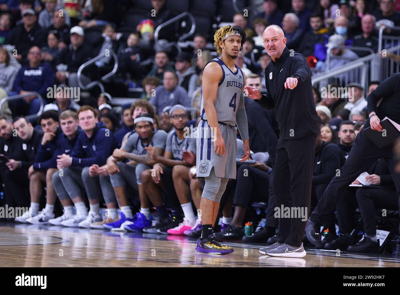 PROVIDENCE, RI - DECEMBER 23: Butler Bulldogs head coach Thad Matta ...
