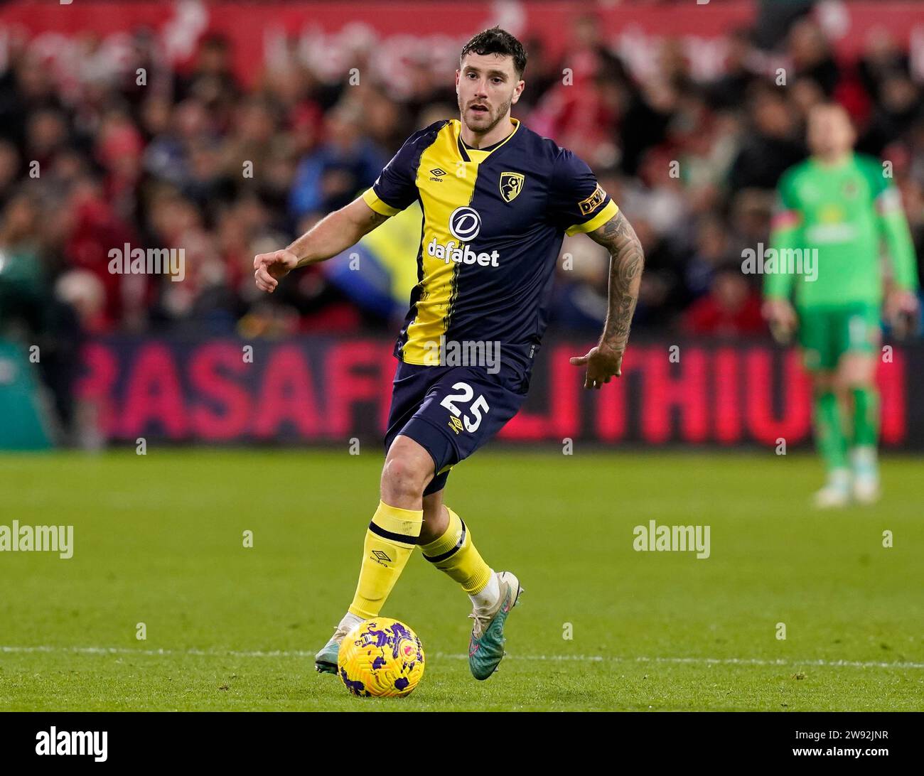 Nottingham, UK. 23rd Dec, 2023. Marcos Senesi of Bournemouth during the ...
