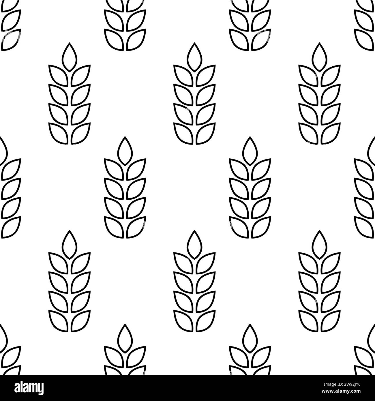 Corn spike Stock Vector Images - Alamy