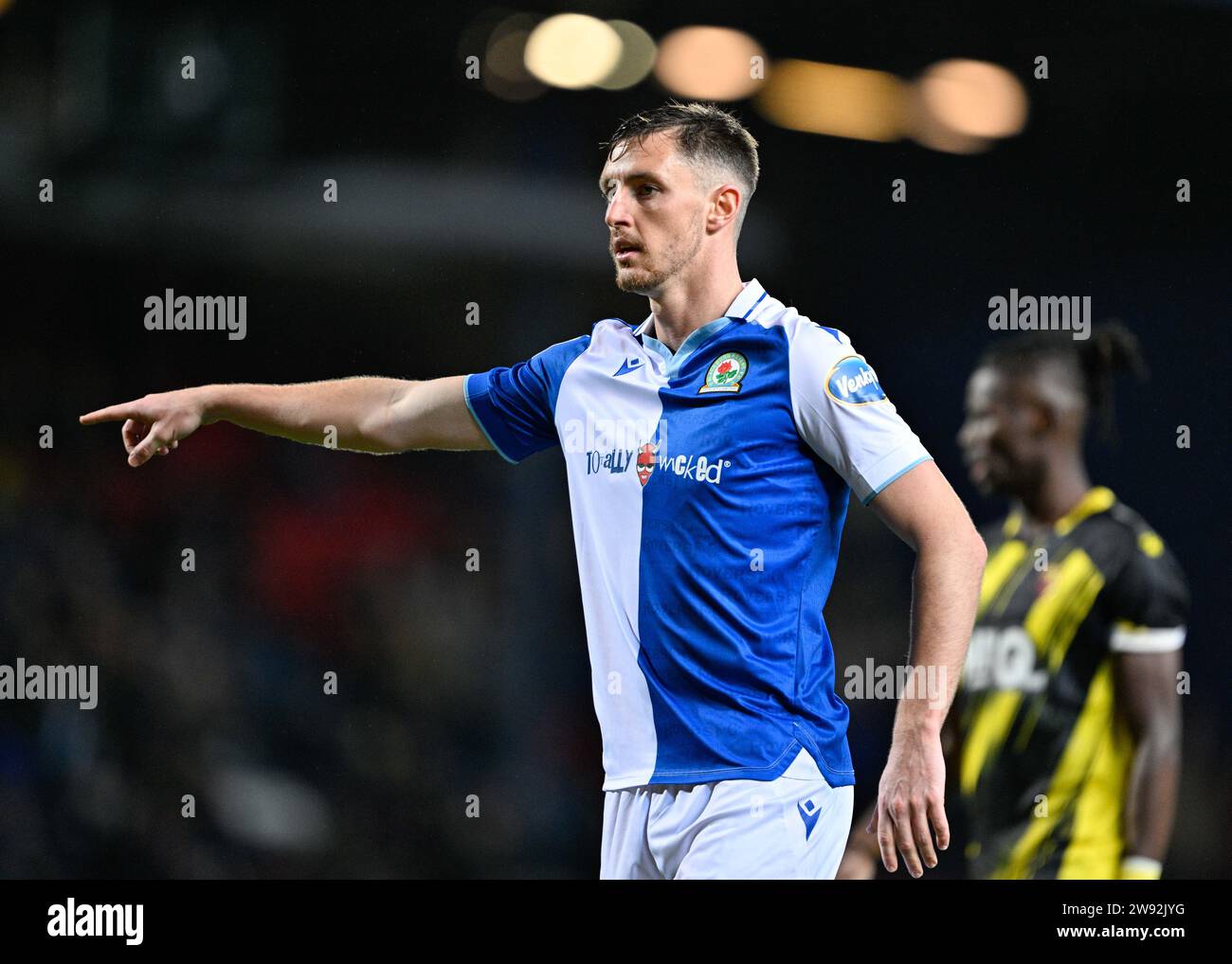 Dominic Hyam #5 of Blackburn Rovers, during the Sky Bet Championship ...
