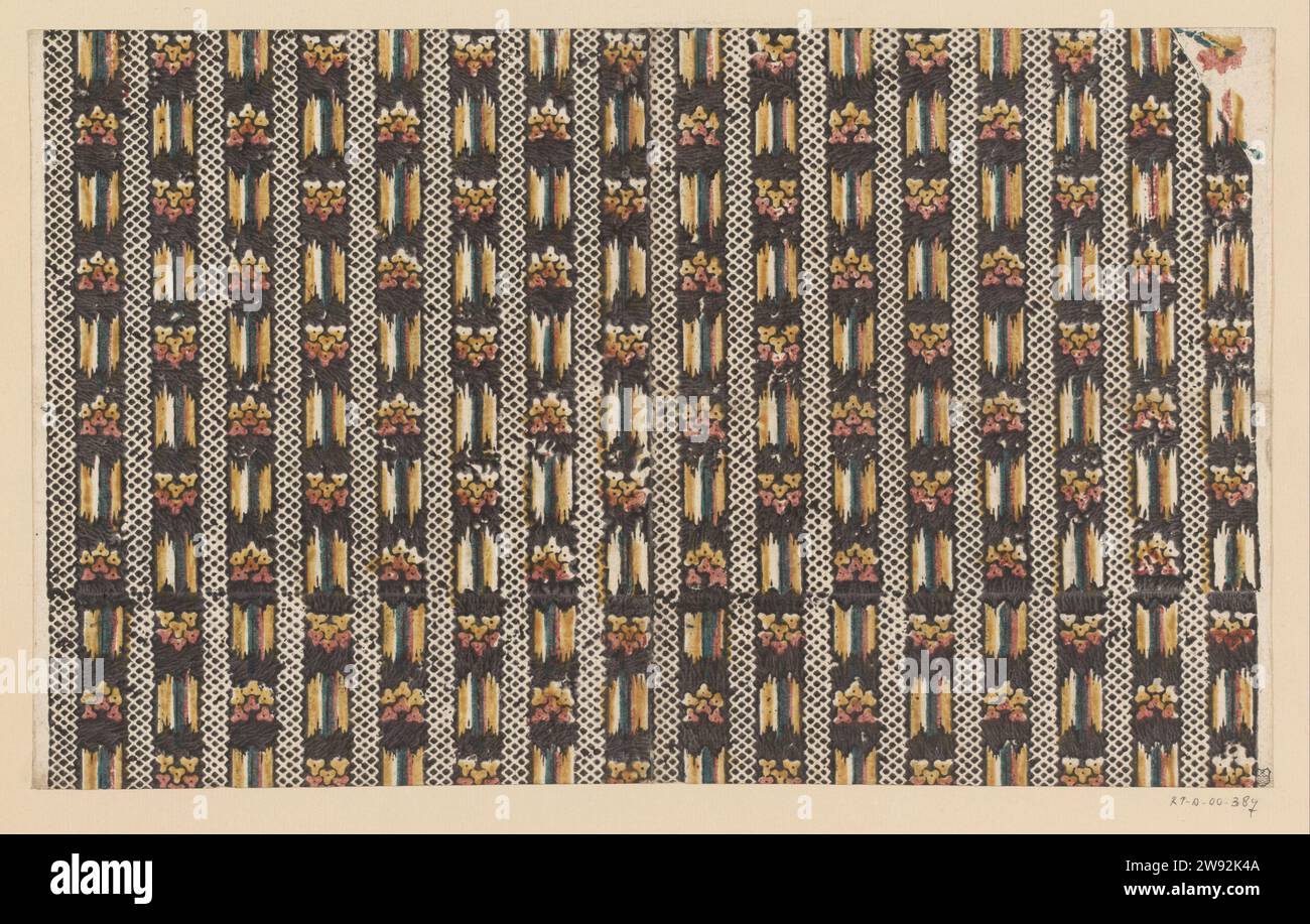 Leaf with a job pattern of saved window pattern and fanatic motif ...