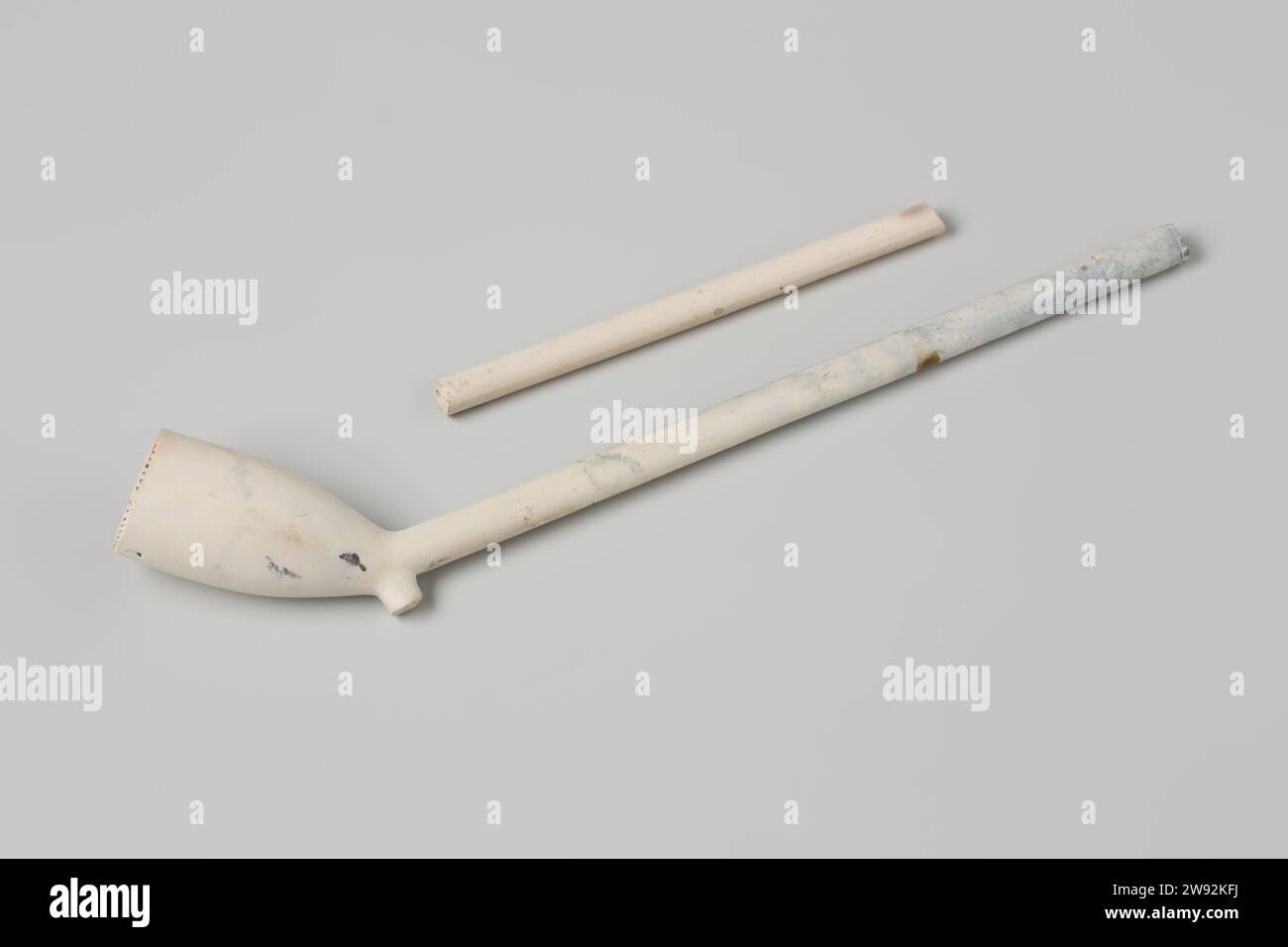 Pipe and fragment pipe stem from the wreck of the East Indians' t ...