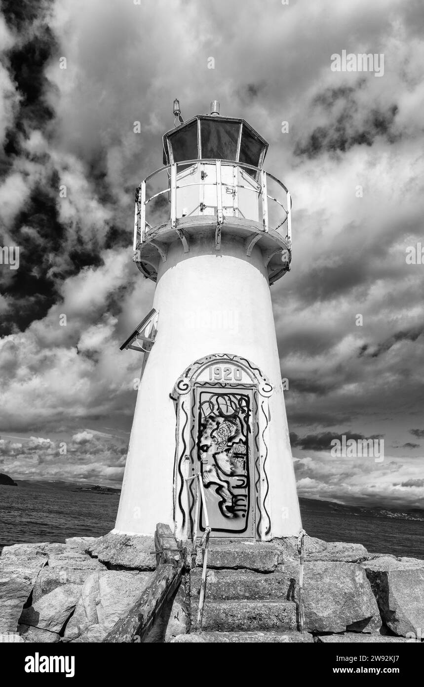 Lade molja lighthouse hi-res stock photography and images - Alamy