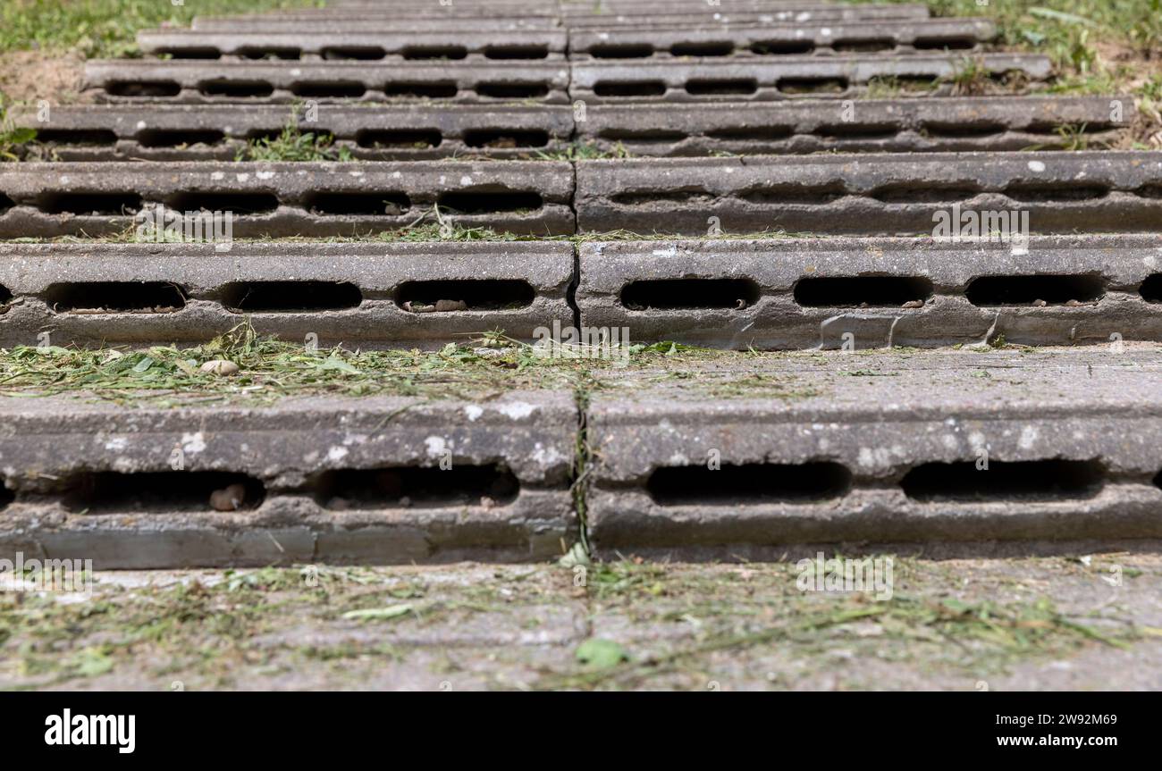 Empty outdoor black cement staircase hi-res stock photography and ...