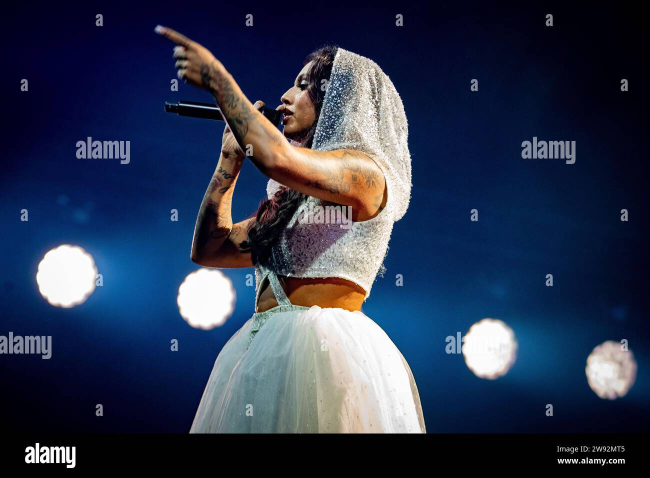 AMSTERDAM - The Dutch singer Tabitha during an AFAS Live performance ...