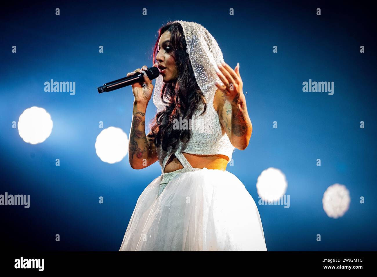 AMSTERDAM - The Dutch singer Tabitha during an AFAS Live performance ...