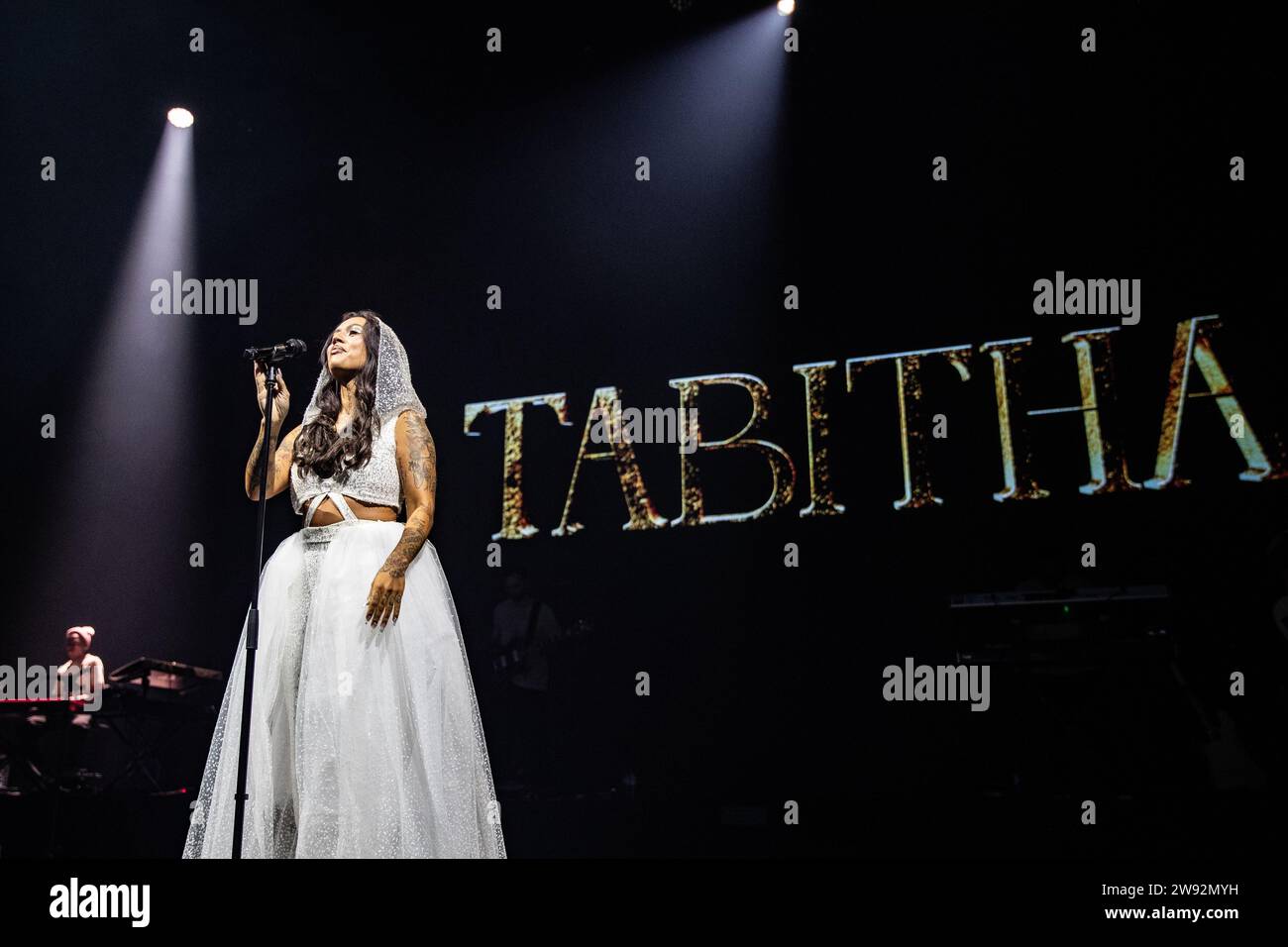 AMSTERDAM - The Dutch singer Tabitha during an AFAS Live performance ...