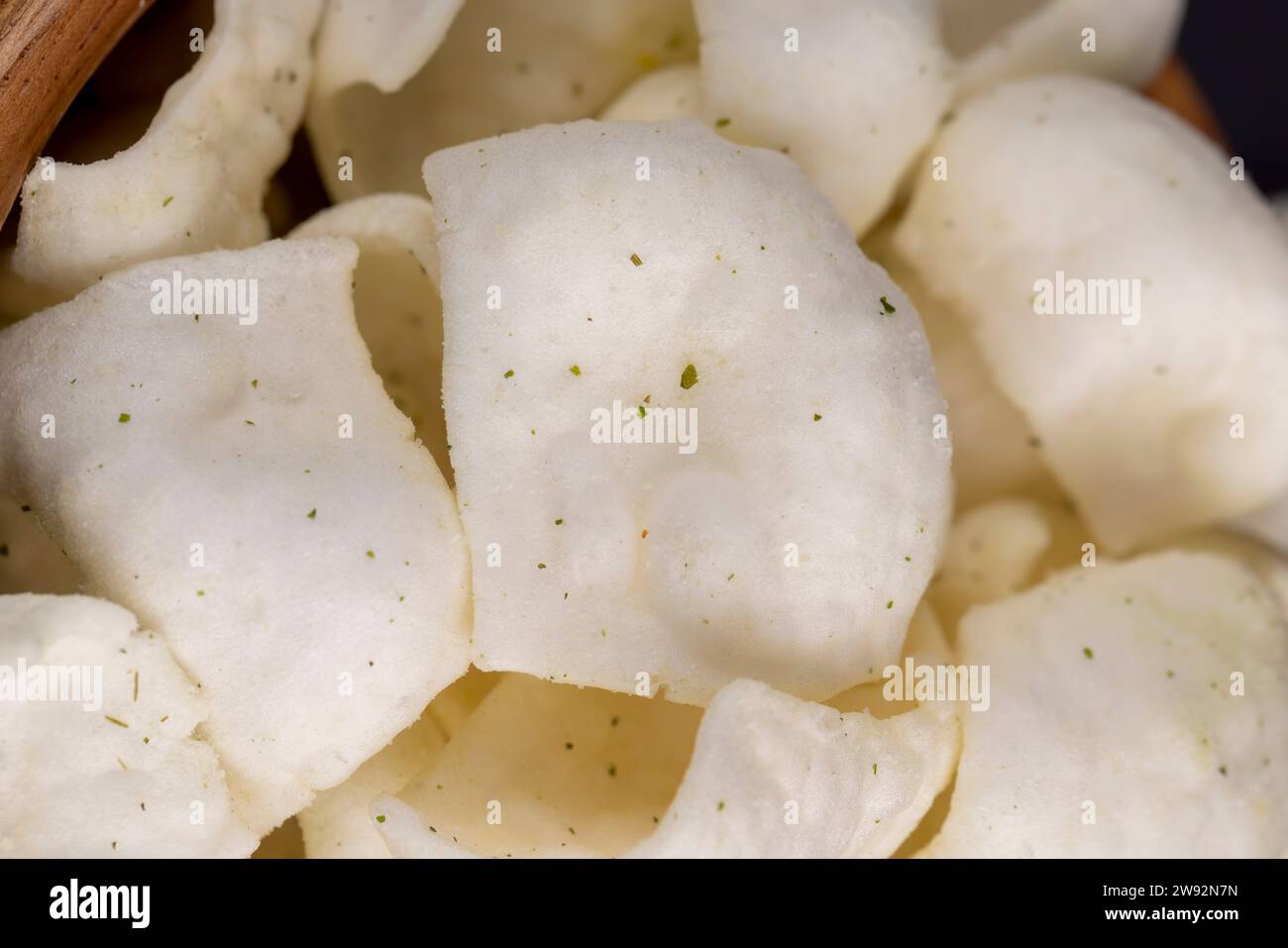 potato chips made of mashed potatoes with spices, delicious but harmful ...