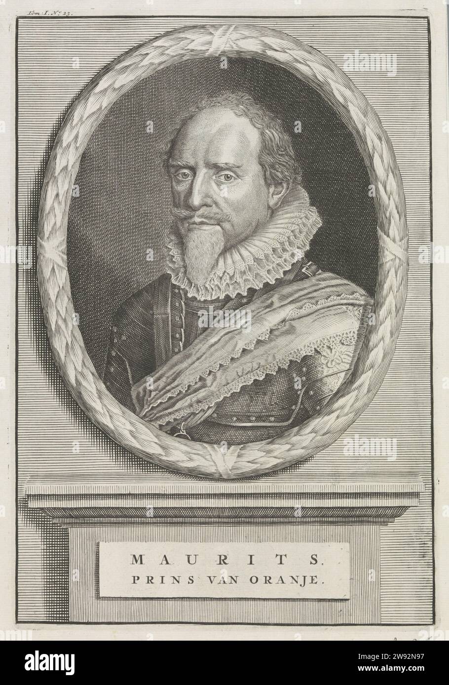 Portrait of Maurits, Prince of Orange, Anonymous, 1600 - 1699 print ...