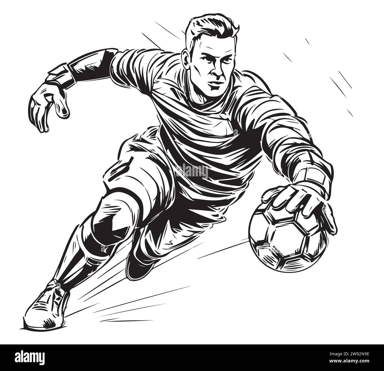 Soccer Player Sketches