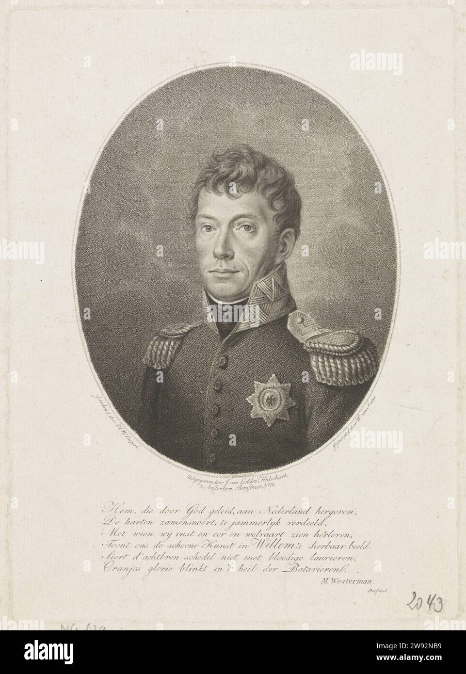 Portrait of William I Frederik, King of the Netherlands, Willem van ...
