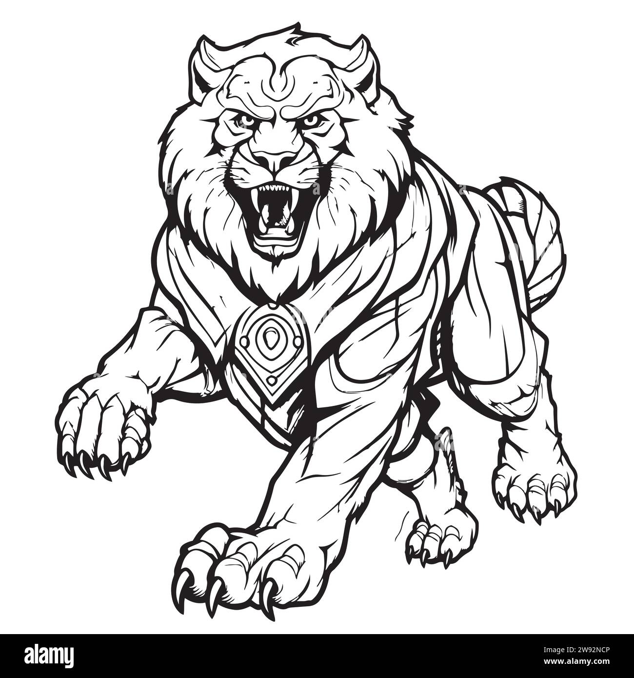 Japanese Tiger Symbol
