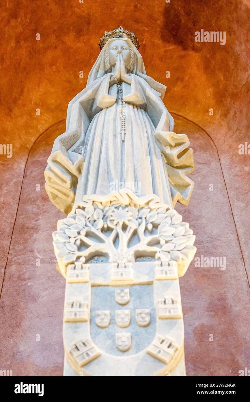 religious figures of saints from the catholic church of São Domingos in ...