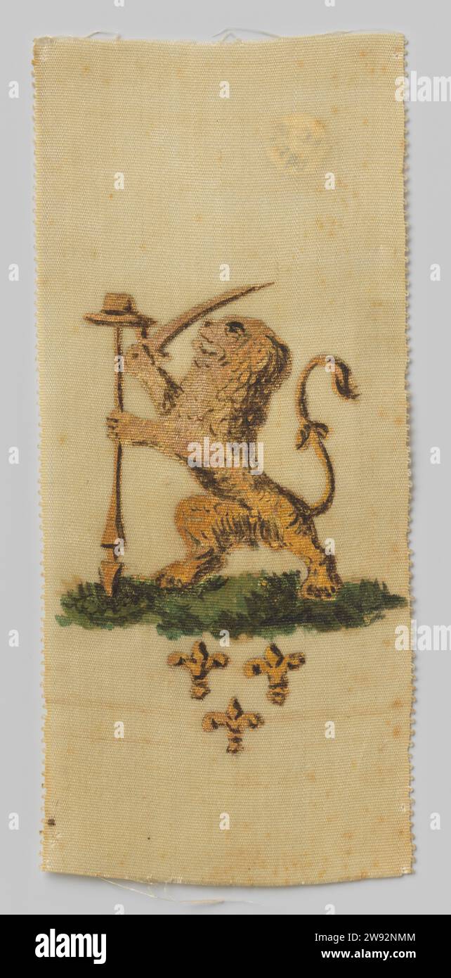 Patriottenlint, , 1750 - 1800 ribbon (material) Ribbon that standing ...