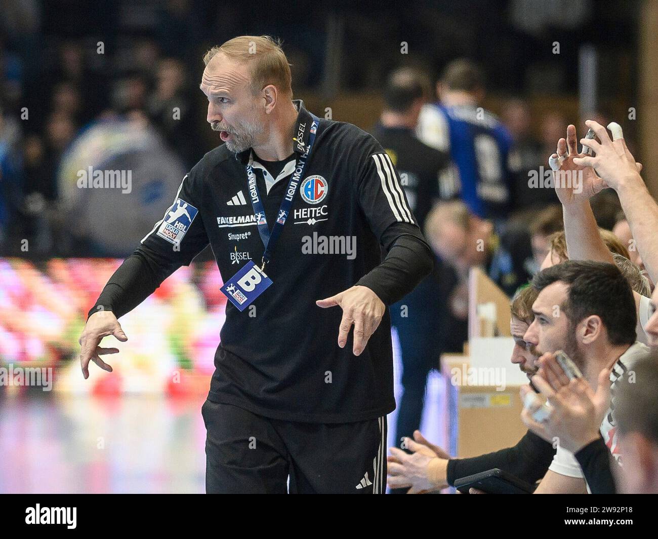 Eisenach, Deutschland. 23rd Dec, 2023. Hartmut Mayerhoffer (Trainer, HC ...