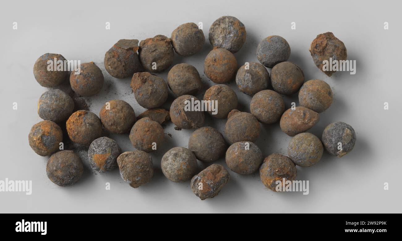Musketballs from the wreck of the East Indians Meresteijn, Anonymous ...