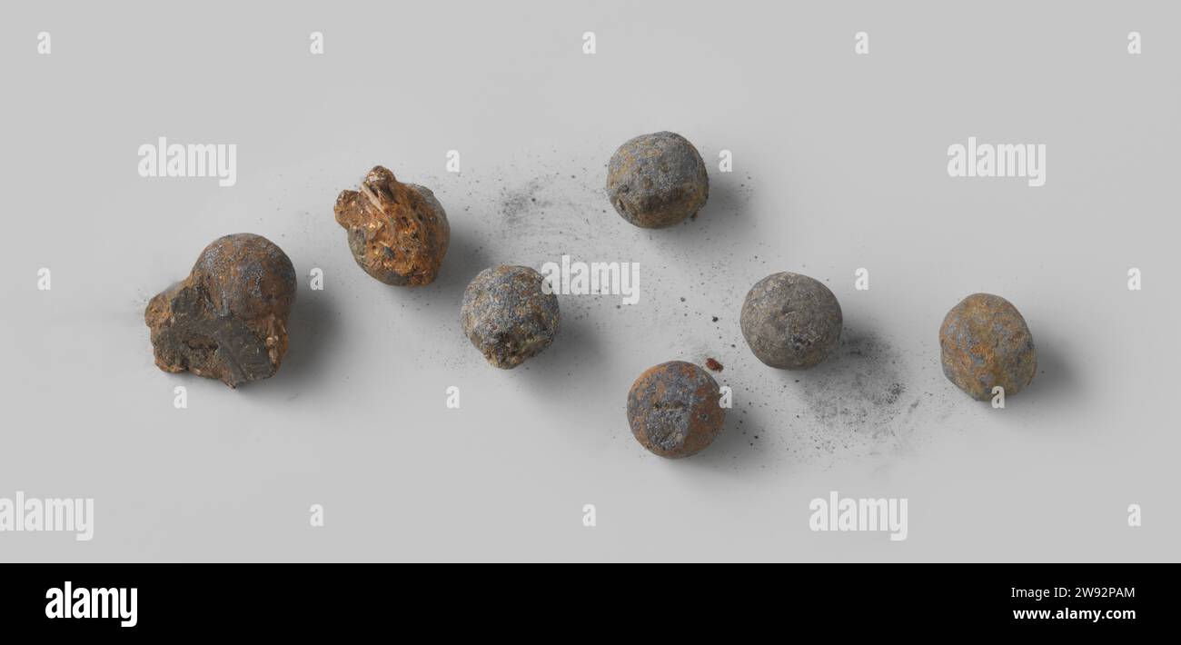 Musketballs from the wreck of the East Indians Meresteijn, Anonymous ...