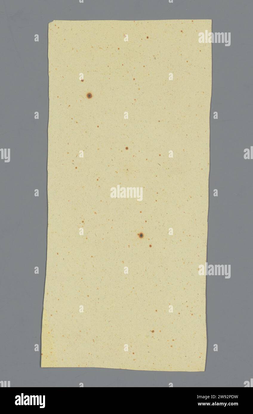 Plain light yellow paper, anonymous, 1800 - 1900 decorated paper paper ...