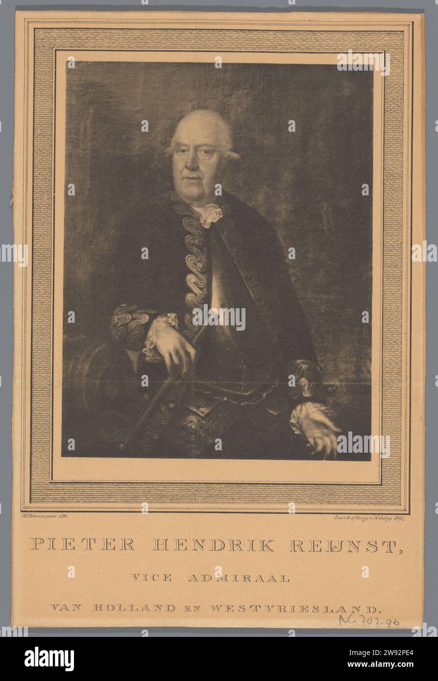 Pieter Hendrik Reynst, vice-admiral van Holland and Westvriesland ...
