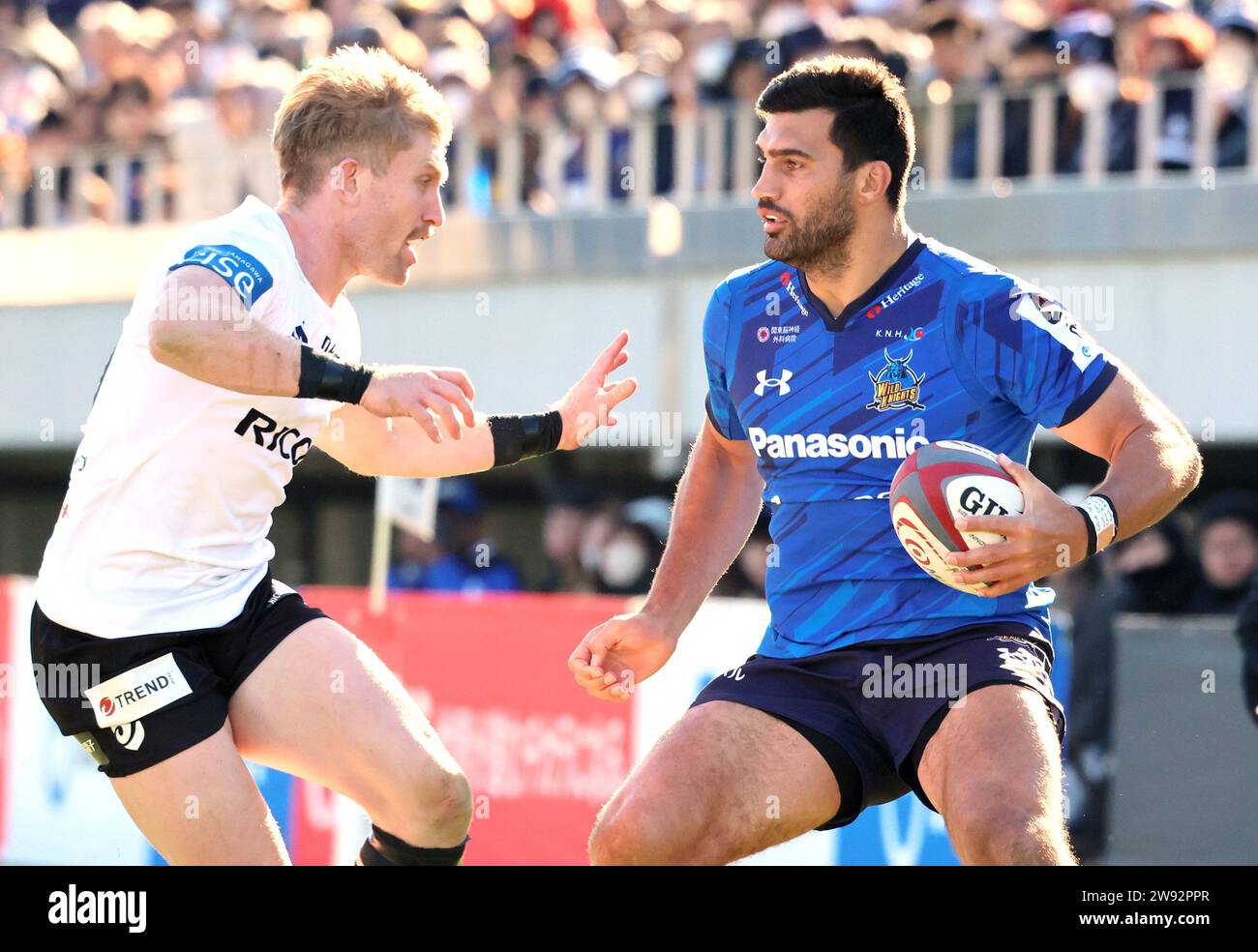 Kumagaya, Japan. 23rd Dec, 2023. Saitama Panasonic Wild Knights center ...