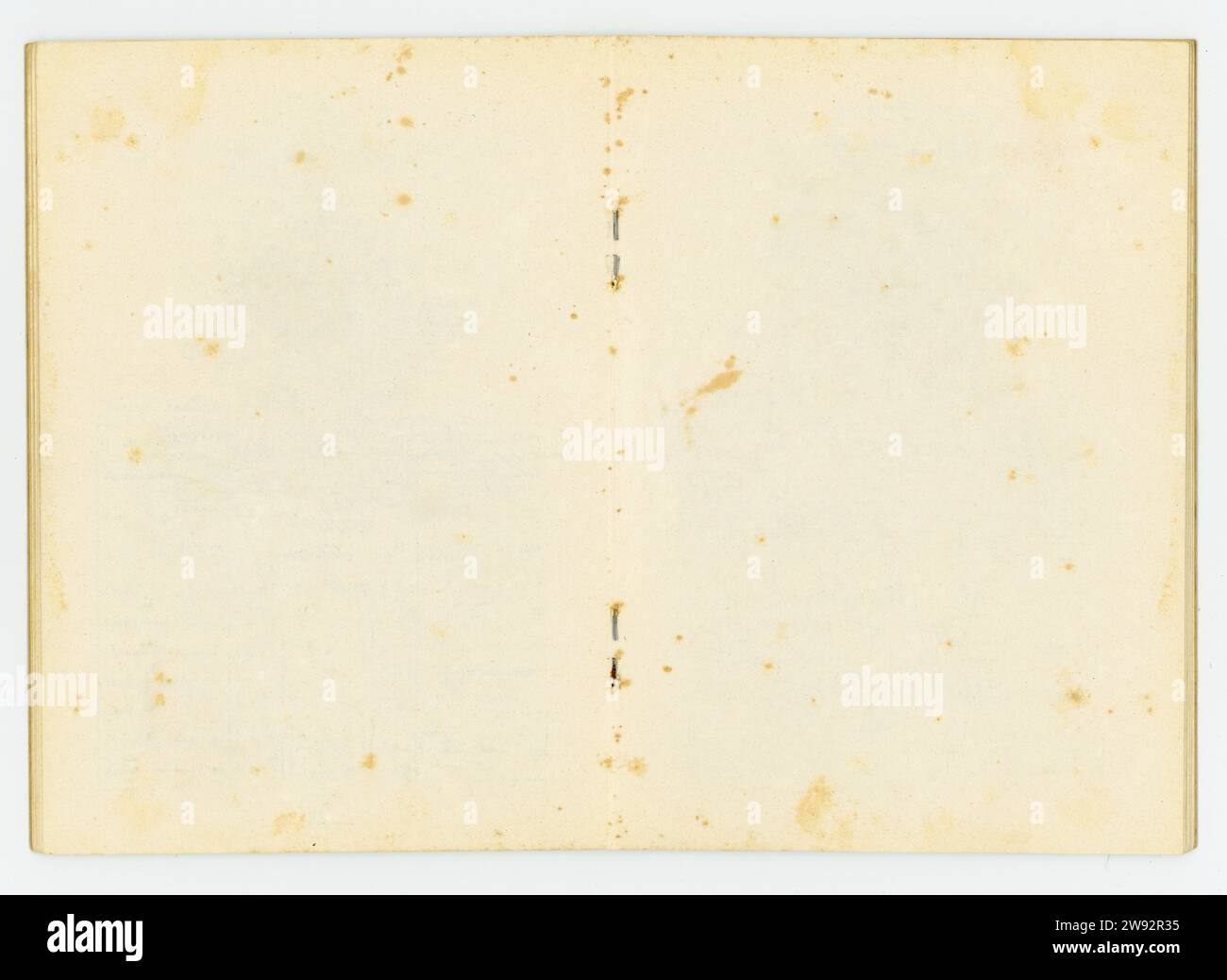 blank booklet double page vintage paper texture with copy space Stock ...