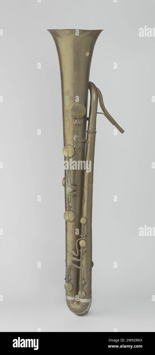 Bass ophicleide, anonymous, 1830 - 1850 musical instrument. wind ...
