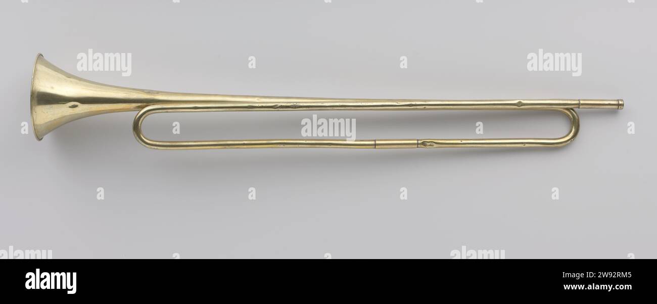 Natural trumpet (signal trumpet), anonymous, c. 1800 - c. 1830 musical ...