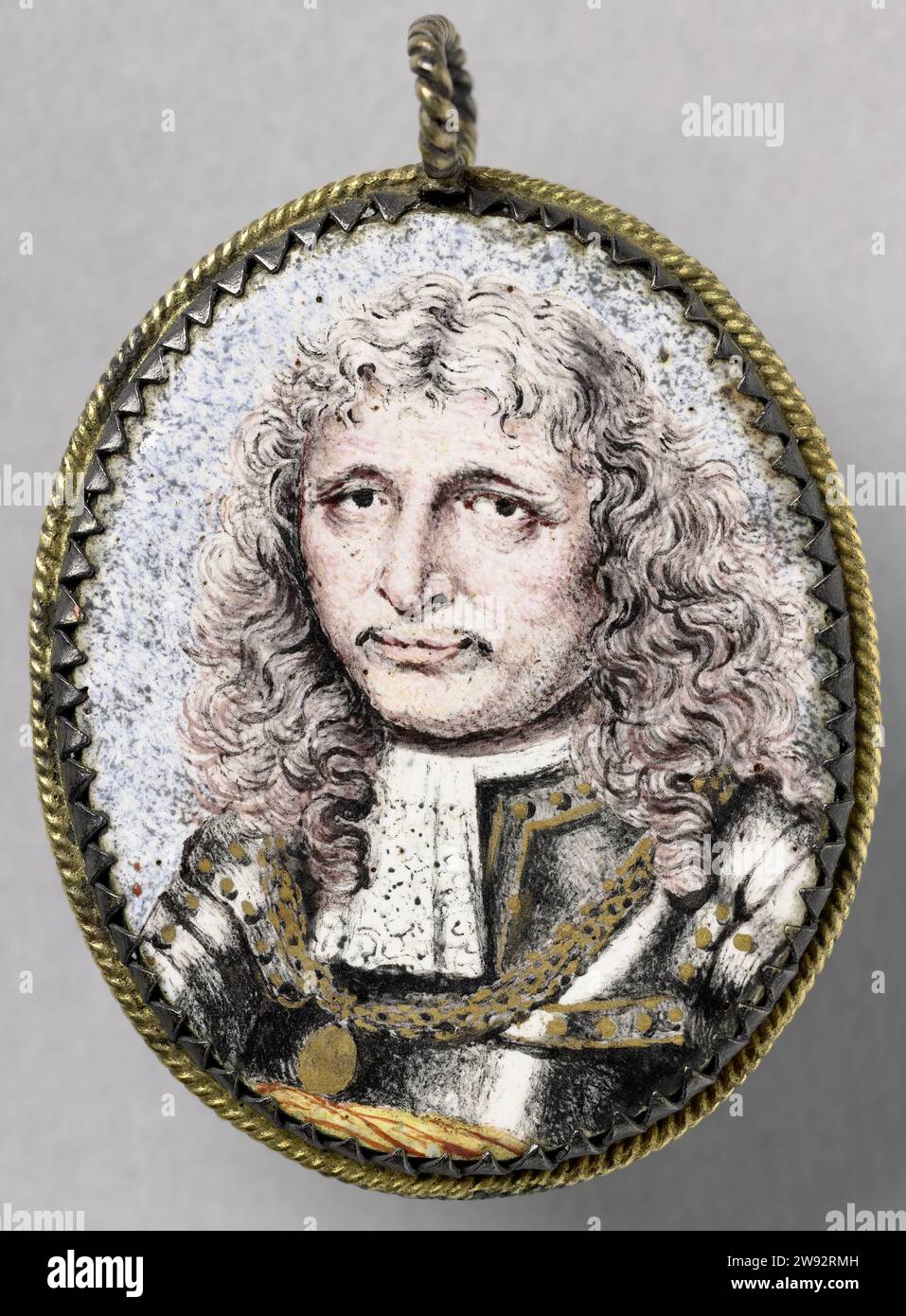 Medallion portrait of Cornelis Speelman, governor-general of the Dutch ...