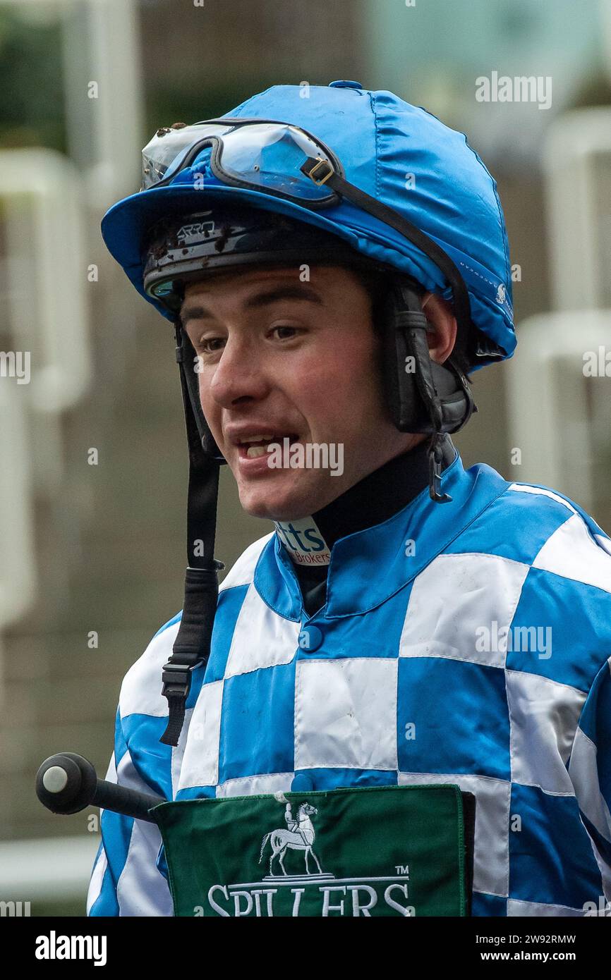 Ascot, UK. 23rd December, 2023. Jockey Charlie Deutsch who rode Horse ...