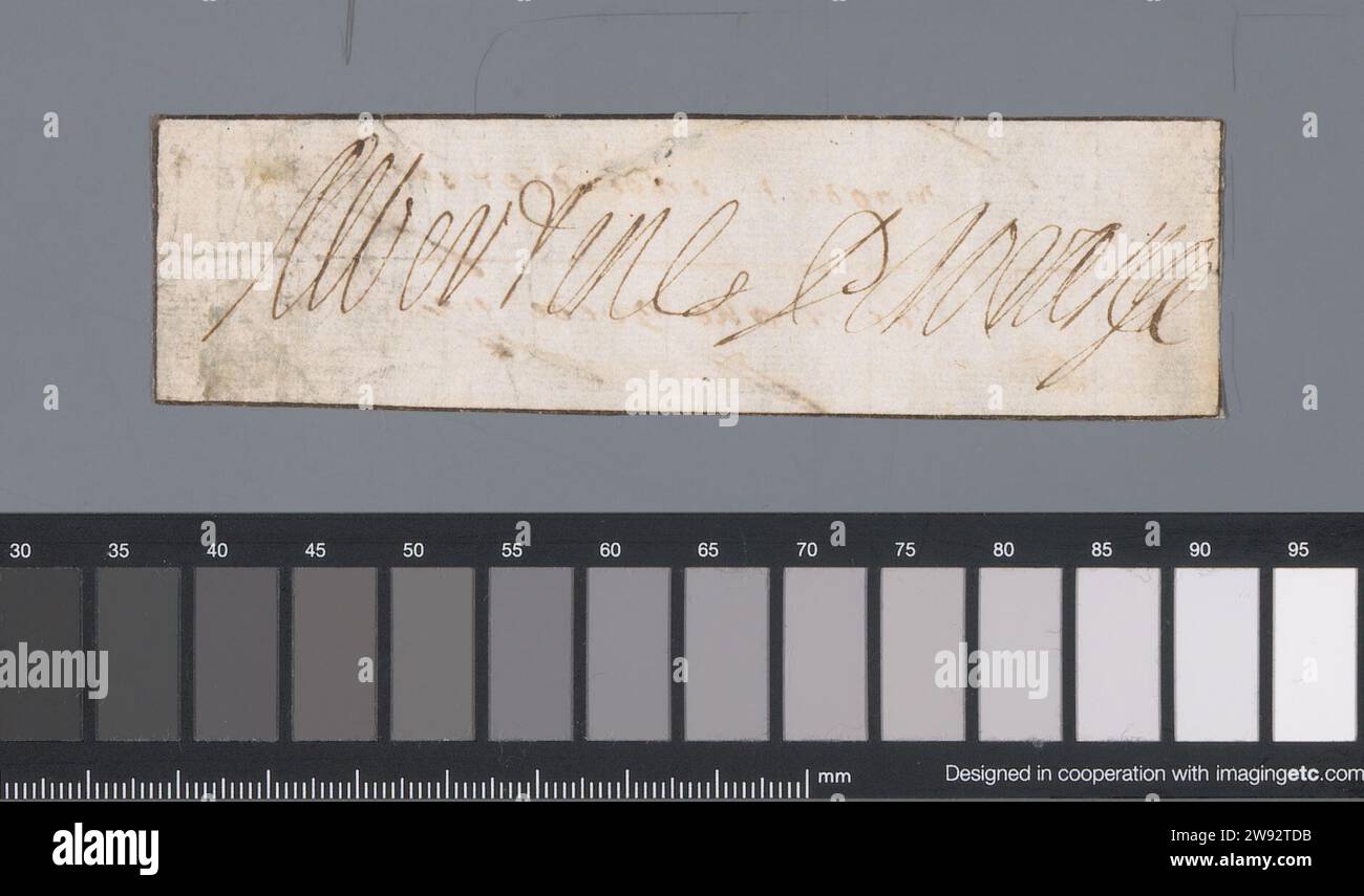 Document, Albertine Agnes (Princess of Orange), 1640 - 1696 paper ...