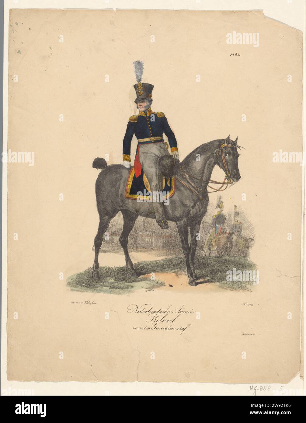 Nederlandsche Armée / Colonel van den General Staf, Jean Baptiste Madou ...