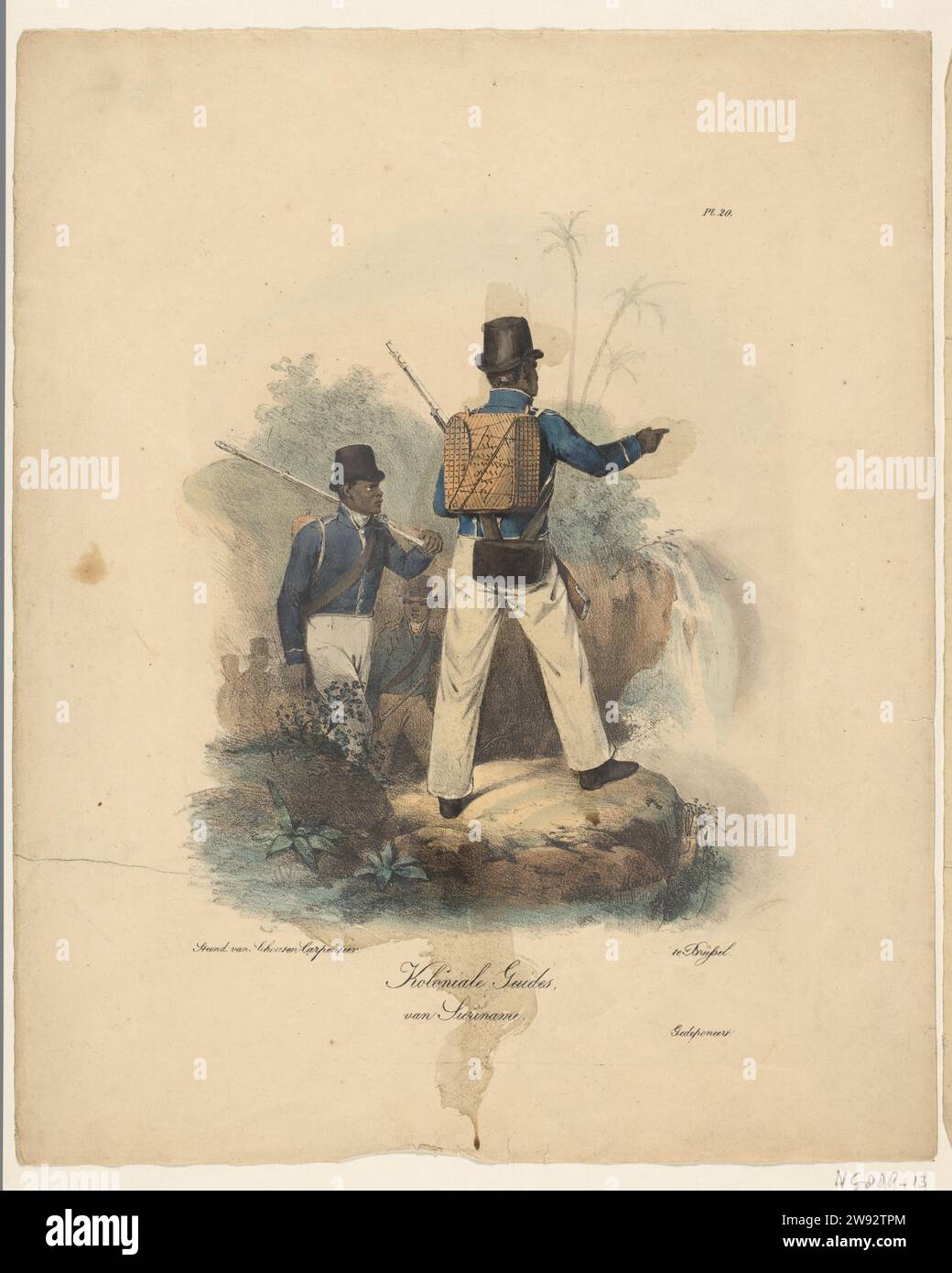 Colonial Guides van Suriname, Jean Baptiste Madou, 1820 - 1827 Some ...