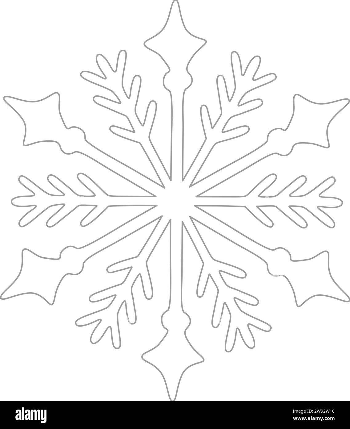Snowflake grey with transparent background Stock Vector Image & Art - Alamy