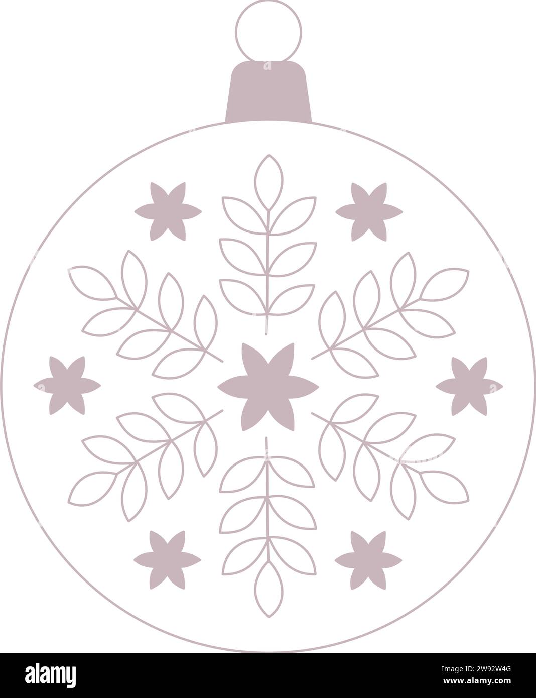 Christmas ball mallow with transparent background Stock Vector Image ...