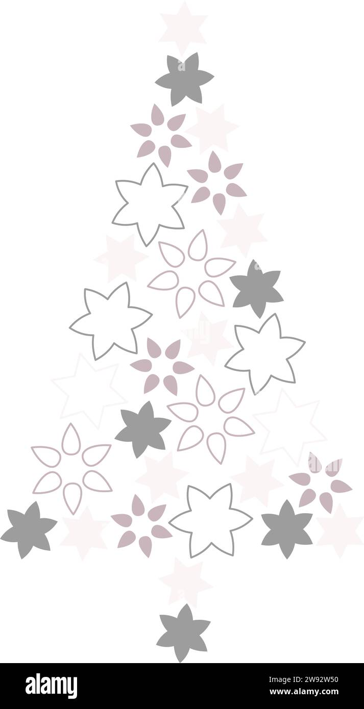 cute Christmas trees, Christmas trees with transparent background Stock ...