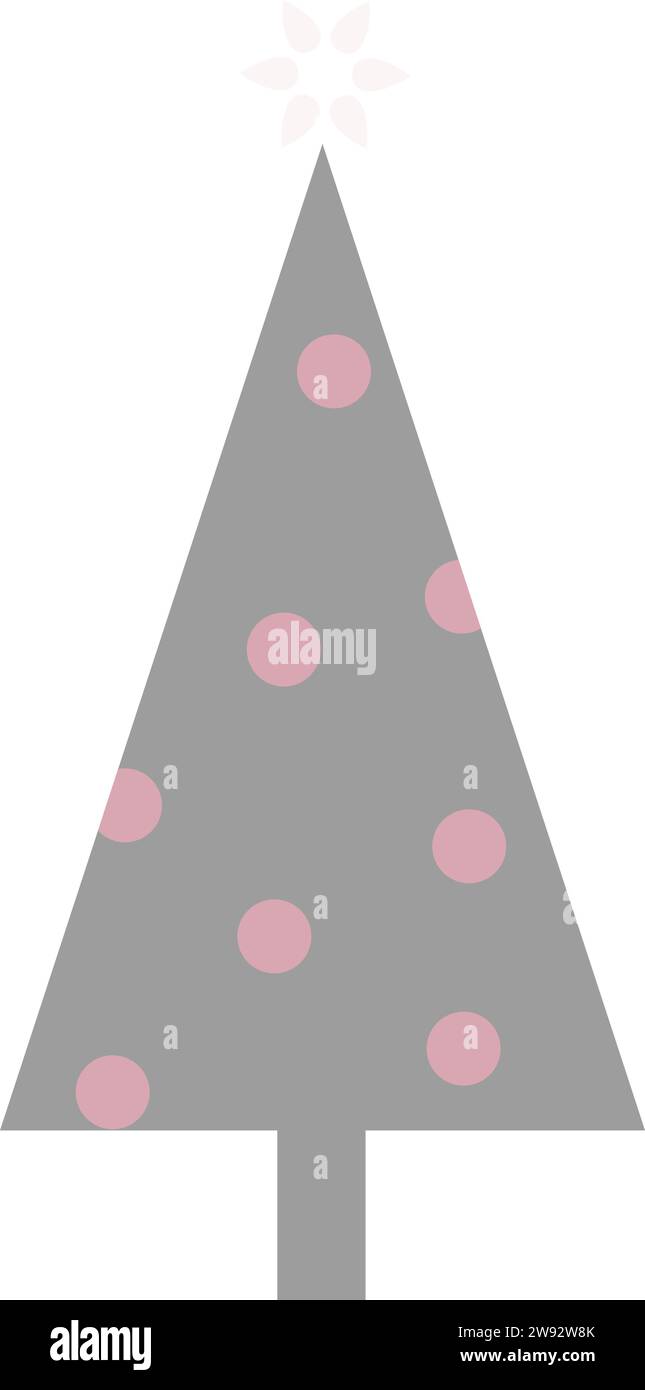 cute Christmas trees, Christmas trees with transparent background Stock ...