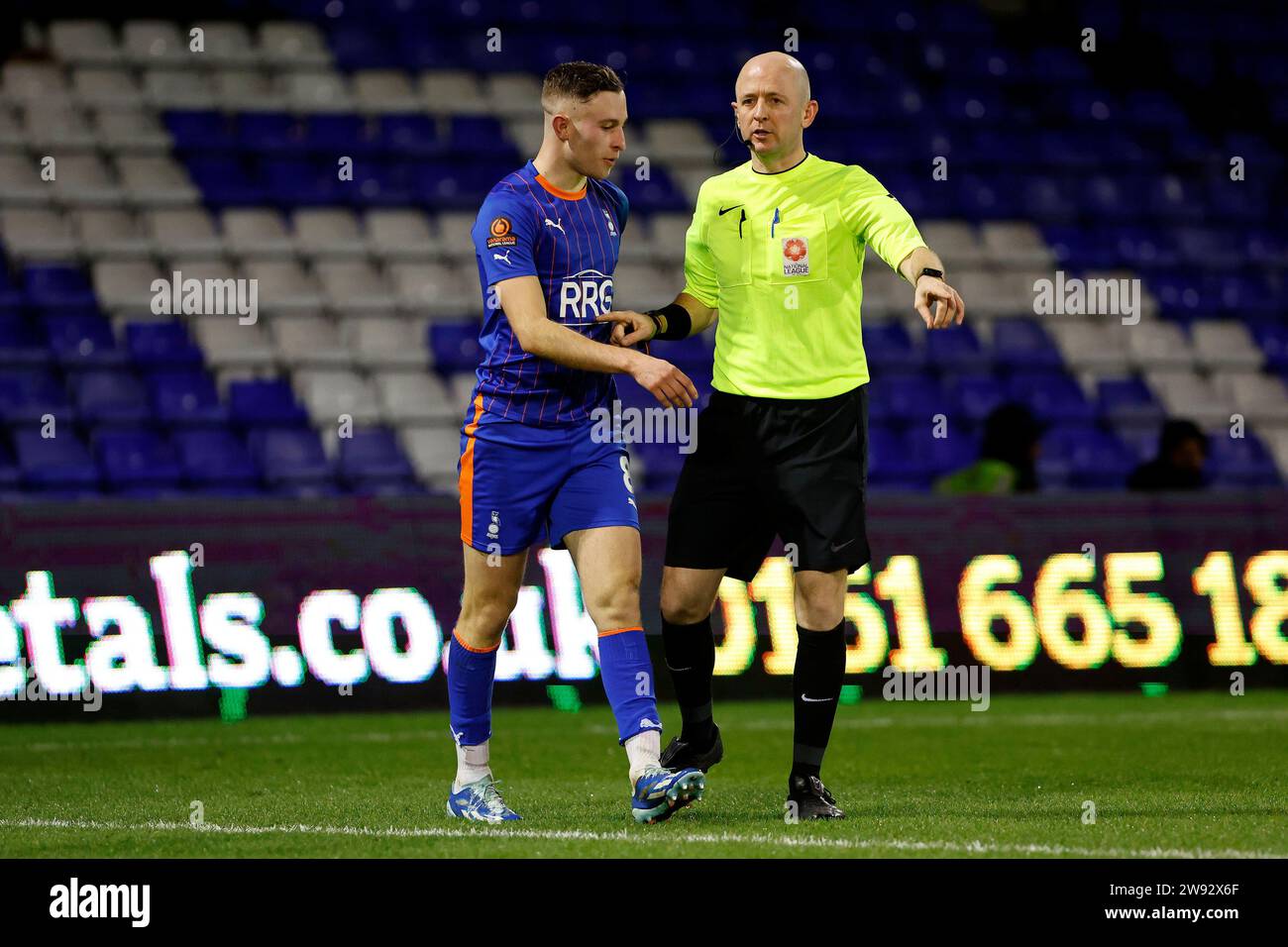 Josh Lundstram of Oldham Athletic Association Football Club with ...