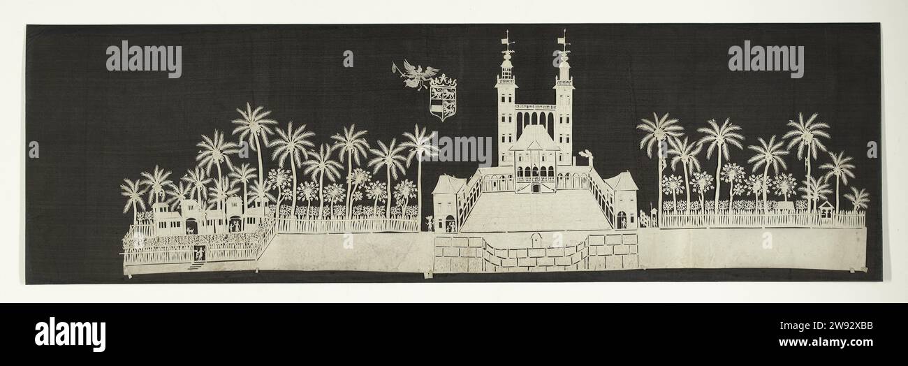 Vrijburg Palace, Mauritsstad, Brazil, Anonymous, 1642 - 1652 Mounted ...