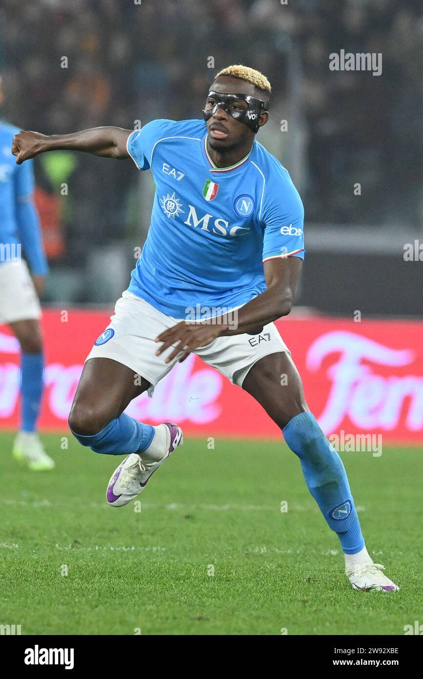Roma, Italy,23 Dec, 2023 Victor Osimen of SSC Napoli during the Serie A ...