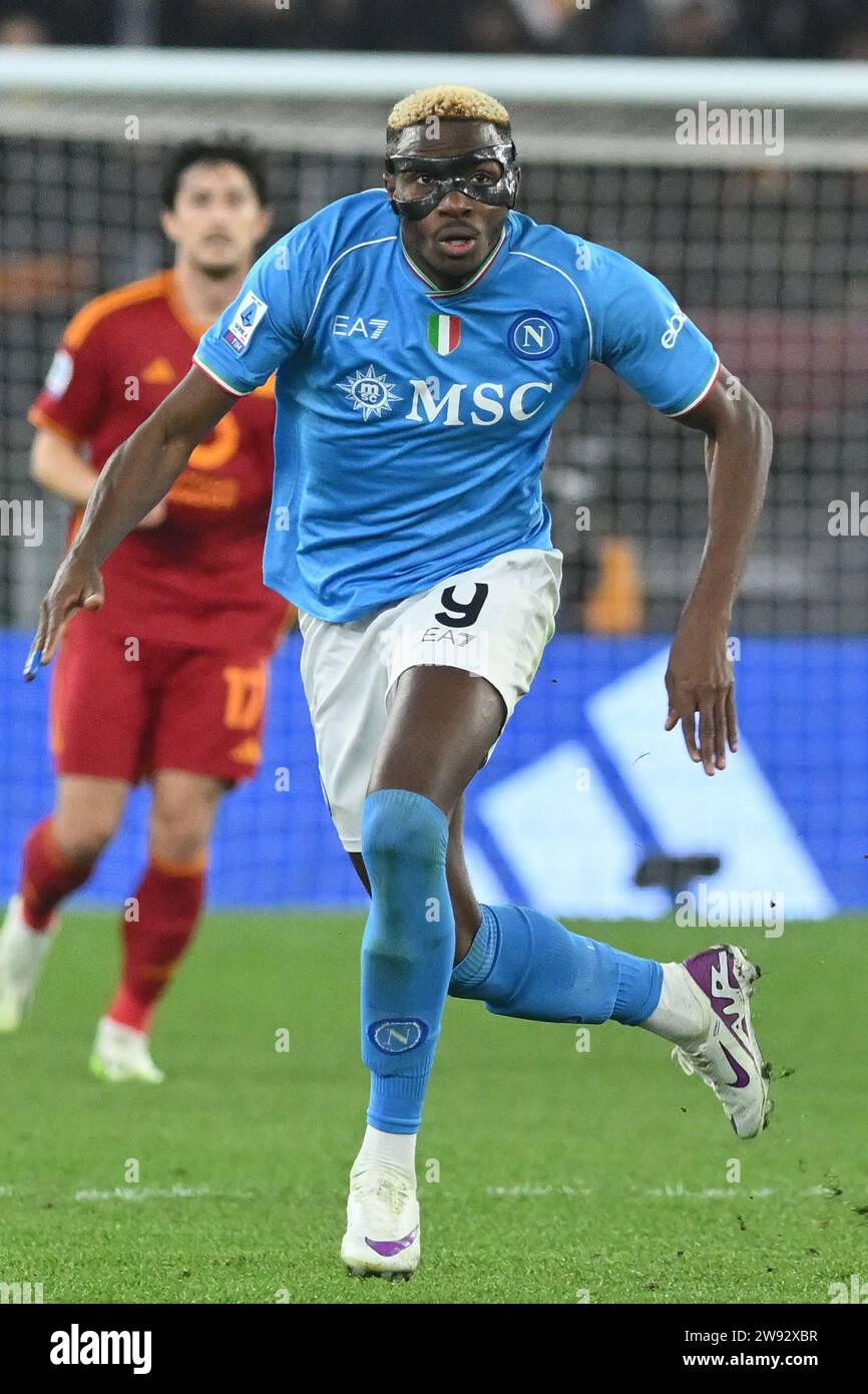 Roma, Italy,23 Dec, 2023 Victor Osimen of SSC Napoli during the Serie A ...