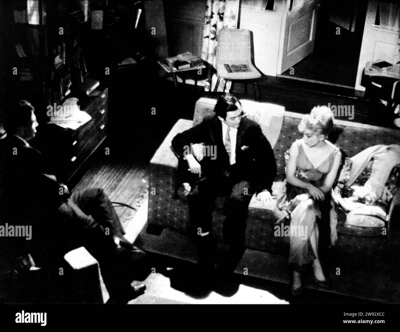 JAMES MASON Director STANLEY KUBRICK and SUE LYON on set candid during ...