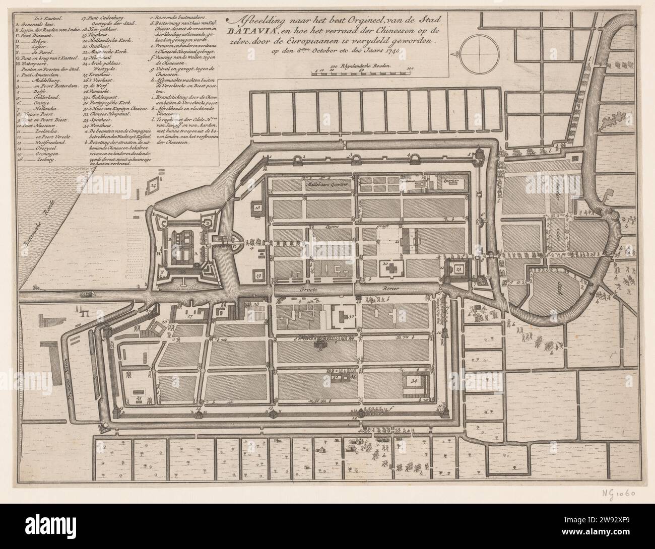Image to the best original, of the city of Batavia, and how the ...