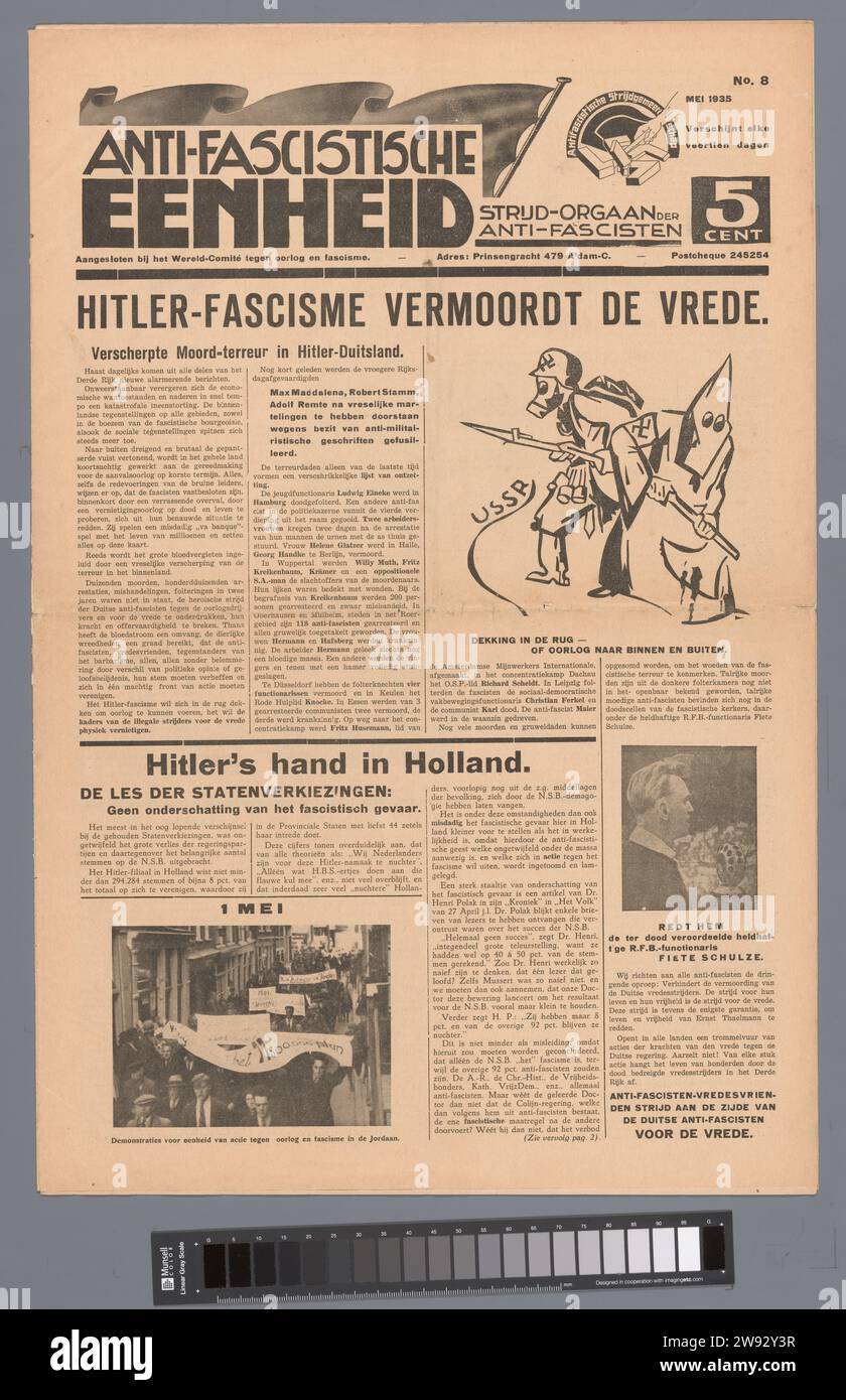 Anti-fascist unit, friends of the warring anti-fascists in Germany ...