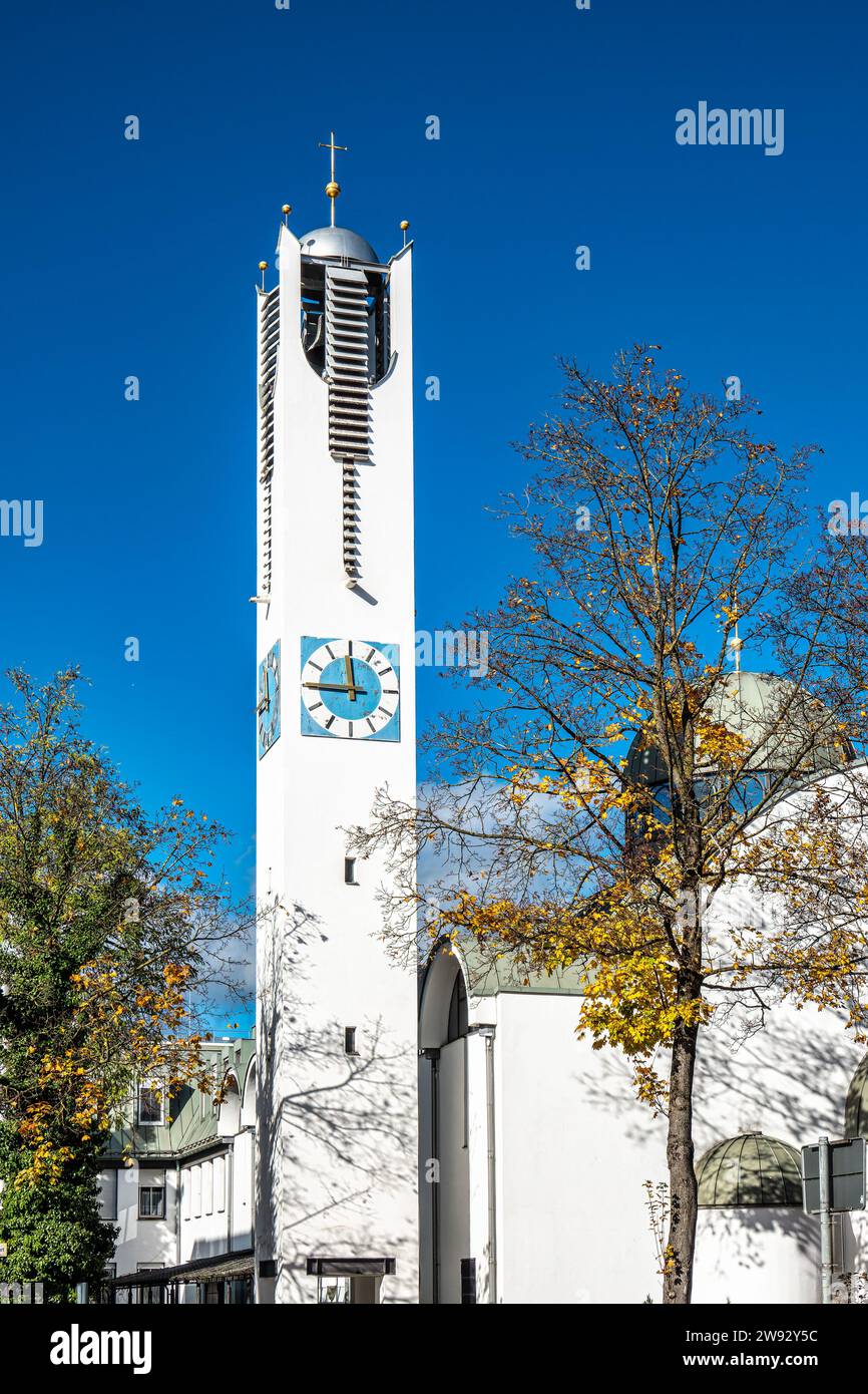 Exterior view of All Saints Orthodox Church in Munich, Germany in ...