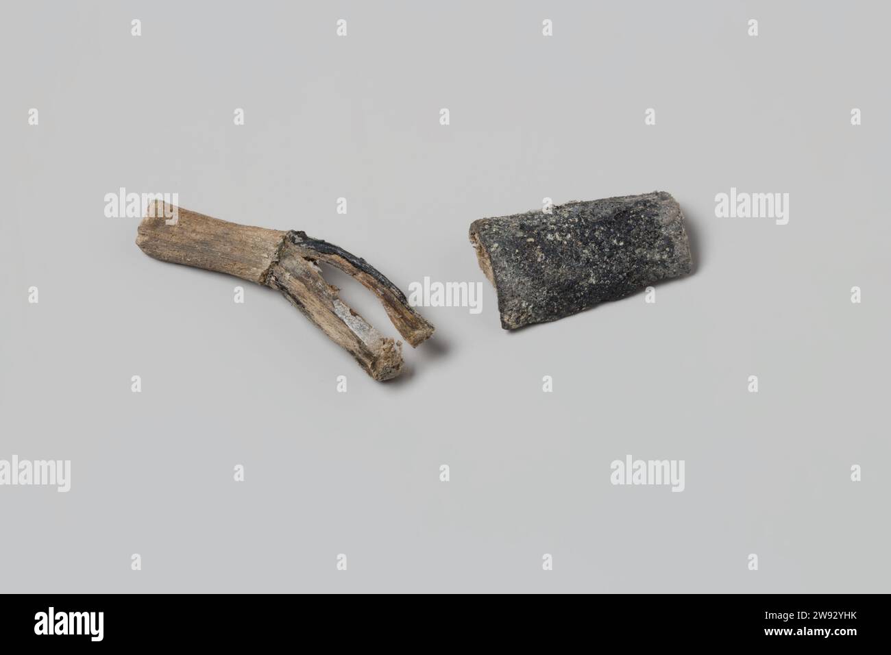 Fragments of a chest of a musket from the wreck of the East Indies' t ...